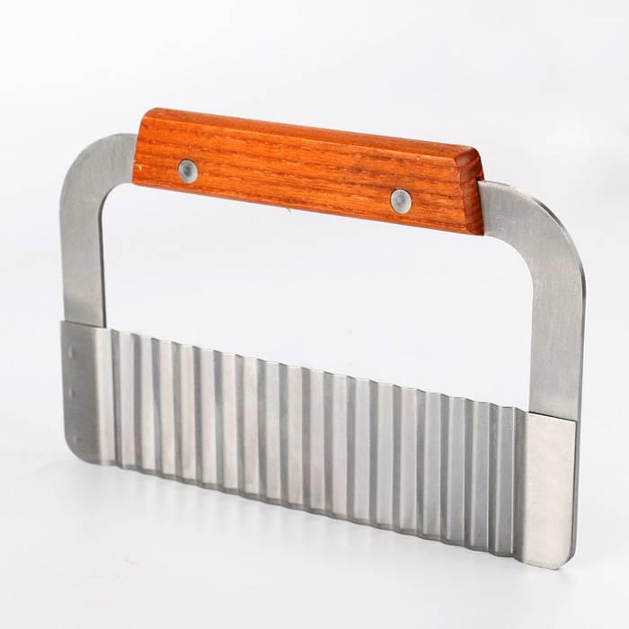 Cake Cutting Knife 2 Pack Soap Cutter Set - Stainless Steel Wavy ...